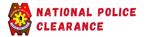 National Police Clearance Sample and Format of Philippines 2025